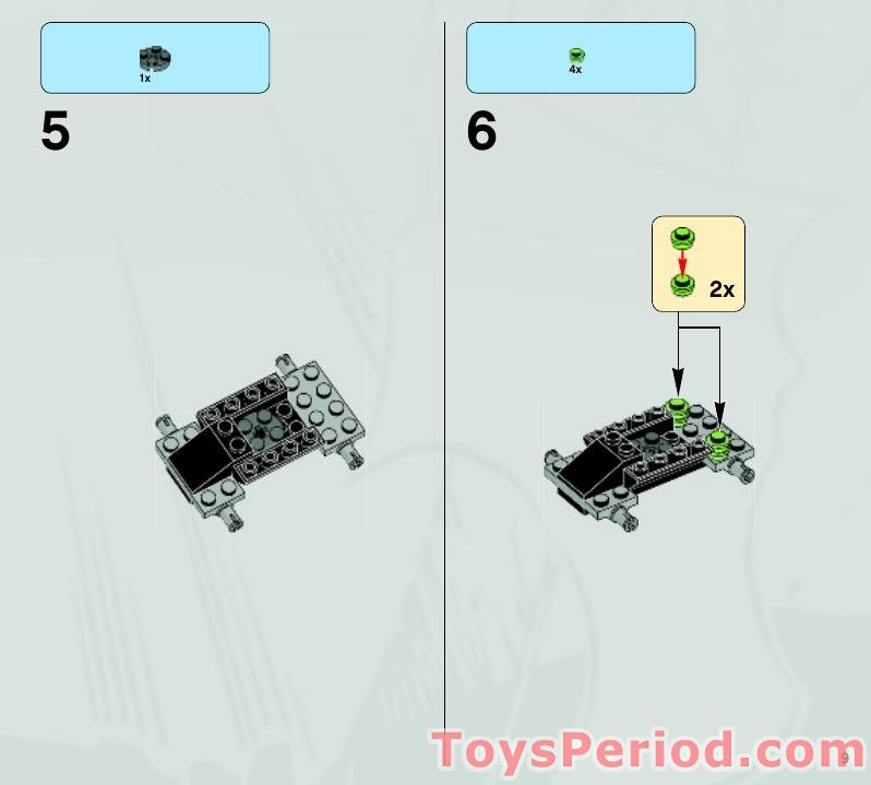 LEGO 6873 Spider-Man's Doc Ock Ambush Instructions and Parts List