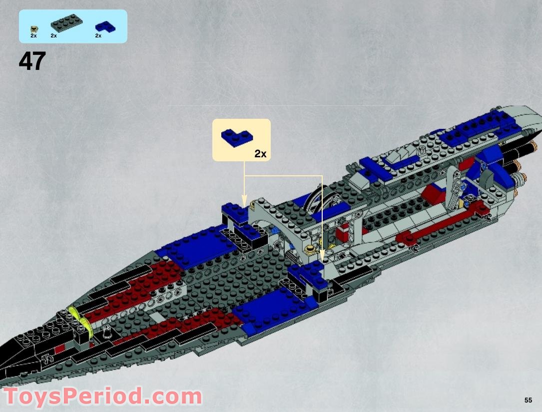 LEGO 9515 The Malevolence Instructions and Parts List