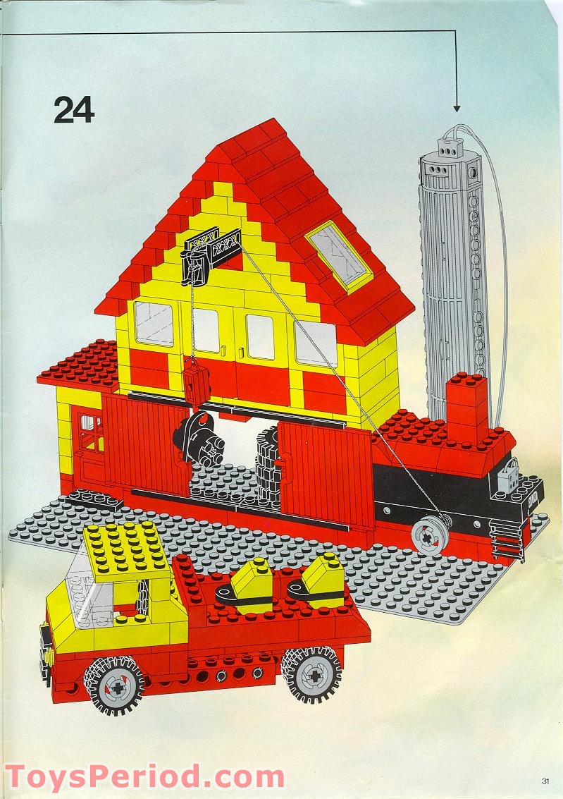 LEGO 740-1 Basic Building Set Instructions and Parts List