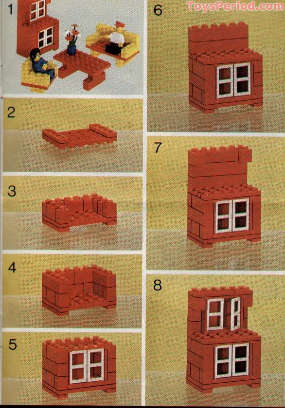 LEGO 555-2 Universal Building Set Instructions and Parts List