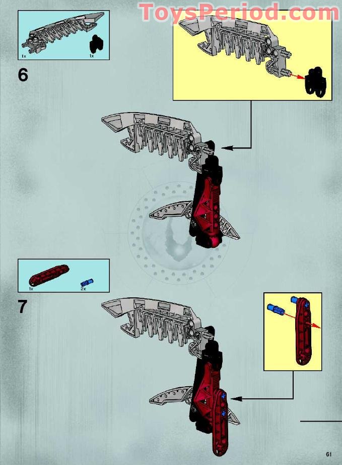 LEGO 10204 Vezon and Kardas Instructions and Parts List