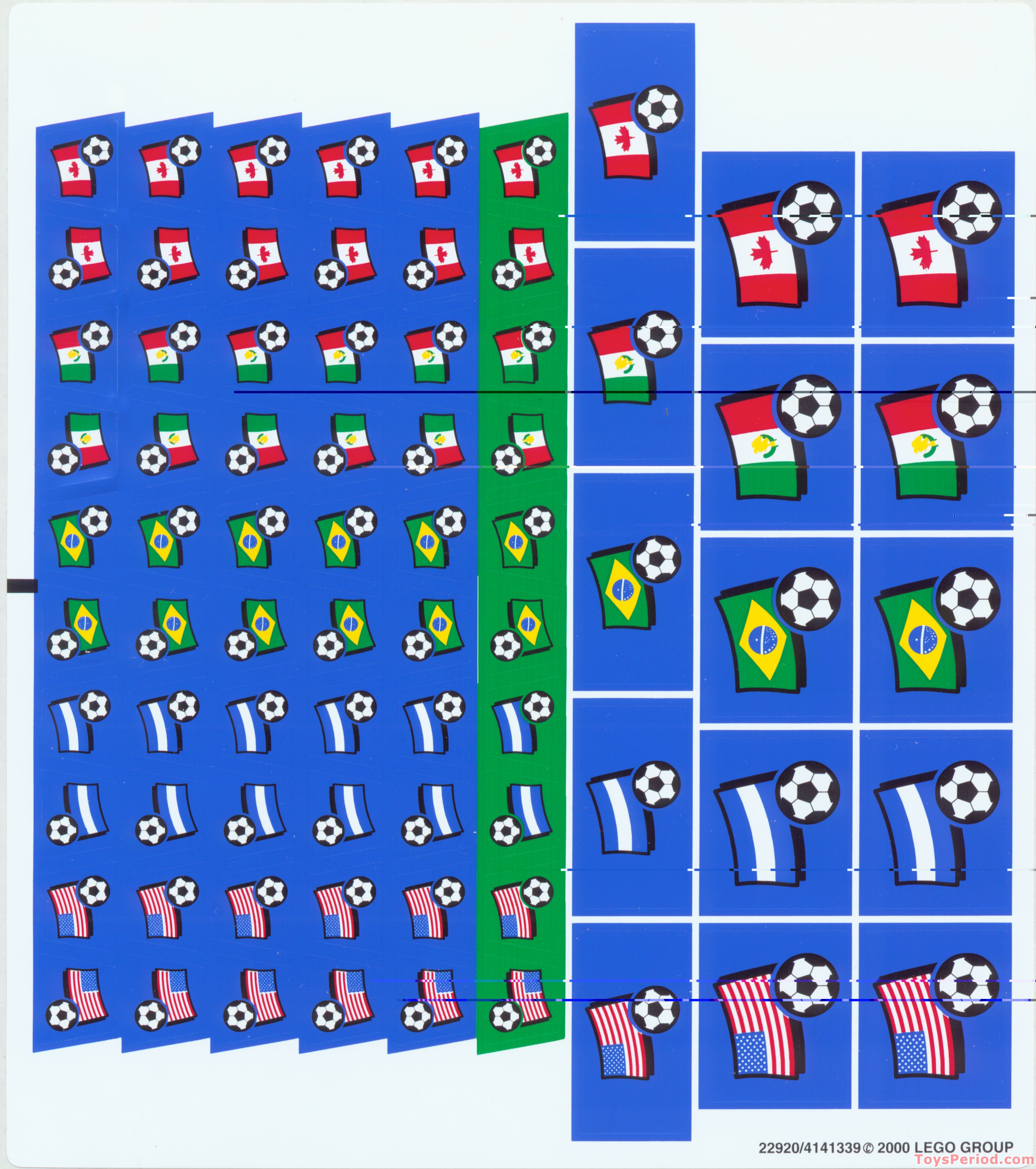 LEGO 3406 Americas Bus Instructions and Parts List