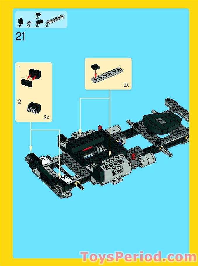 LEGO 4955 Big Rig Instructions and Parts List