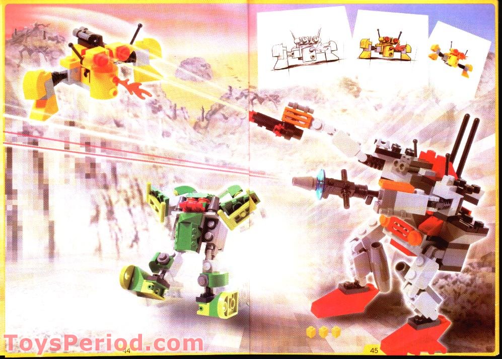 LEGO 4097 Mini Robots Instructions and Parts List