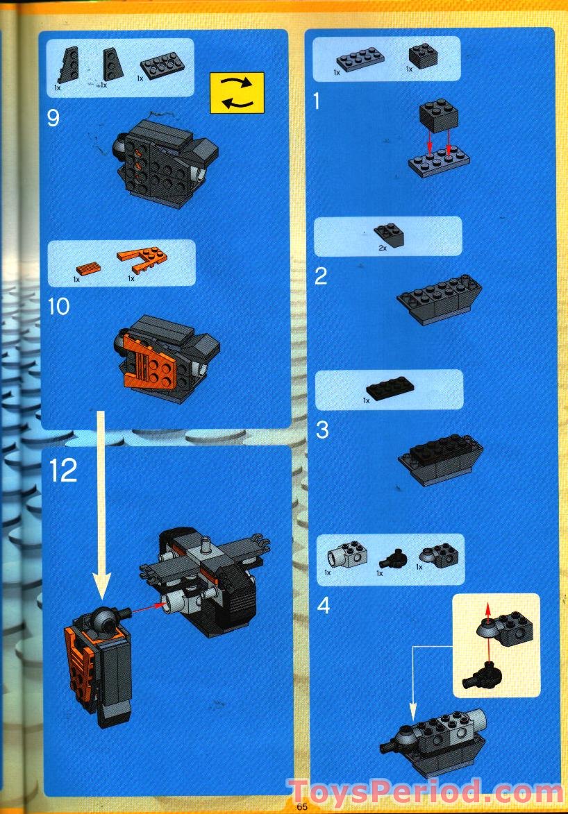 LEGO 4508 Titan Xp Instructions and Parts List