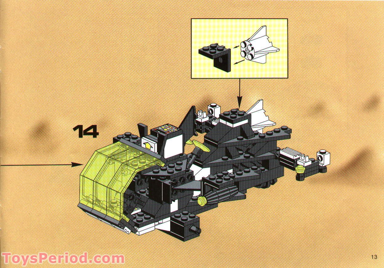 LEGO 6861-2 Blacktron Super Vehicle (Super Model Instructions ...