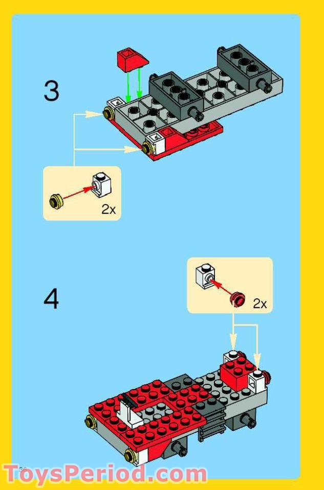 LEGO 6164 LEGO Rescue Building Set Instructions and Parts List