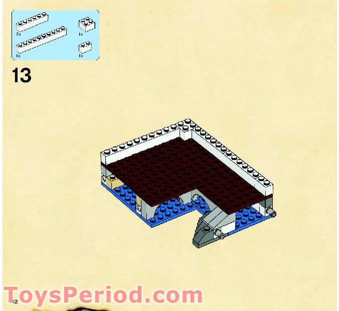 LEGO 6242 Soldiers' Fort Instructions and Parts List