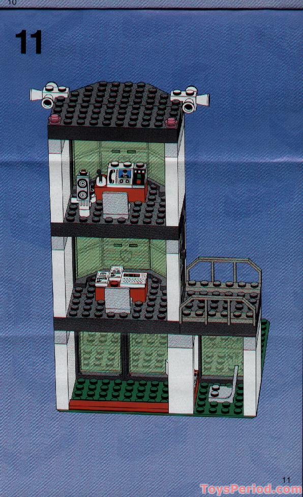 LEGO 6332 Command Post Central Instructions and Parts List