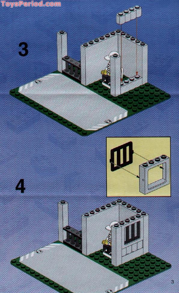 LEGO 6332 Command Post Central Instructions and Parts List
