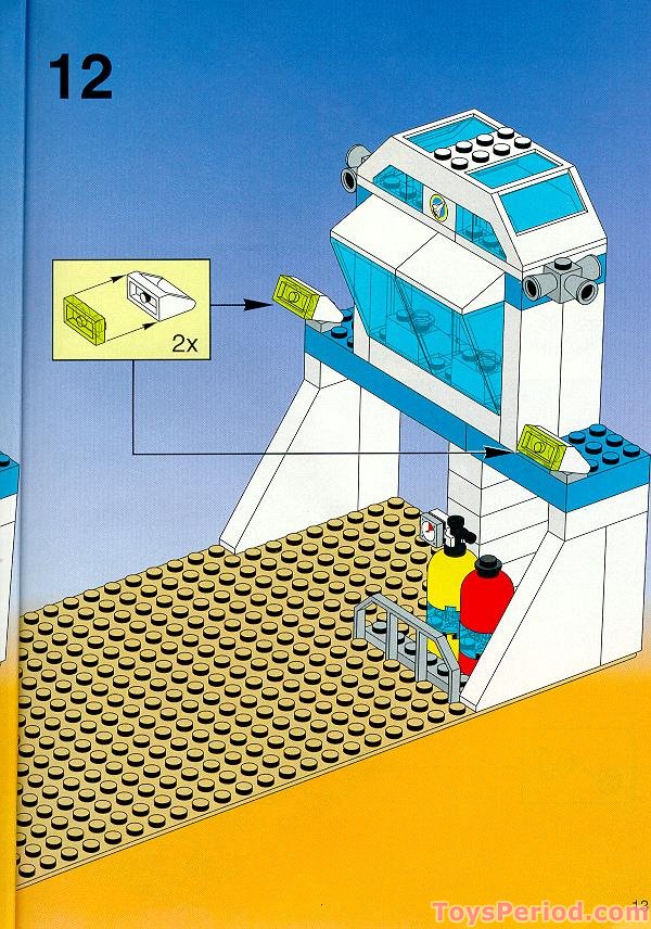 LEGO 6455 Space Simulation Station Instructions and Parts List
