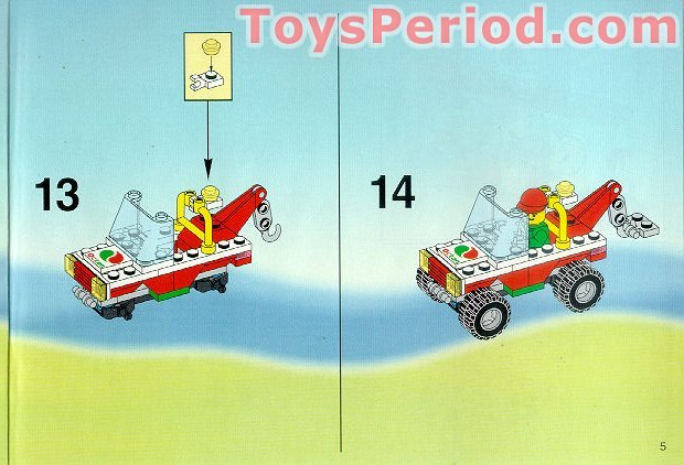 LEGO 6562 Gas Stop Shop Instructions and Parts List