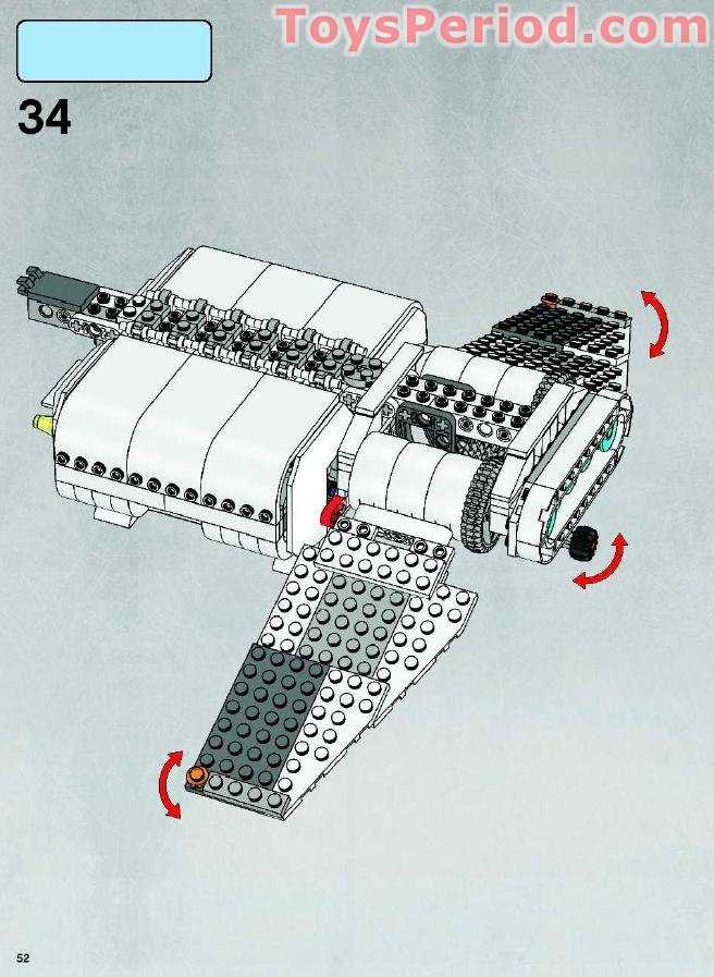 LEGO 7659 Imperial Landing Craft Instructions and Parts List