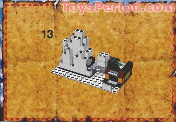 LEGO 7412 Yeti's Hideout Instructions and Parts List