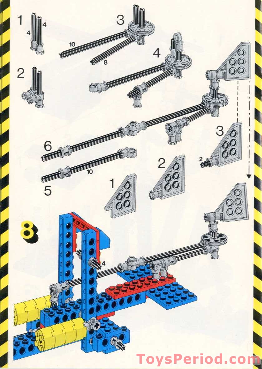 LEGO 8844 Helicopter Instructions and Parts List
