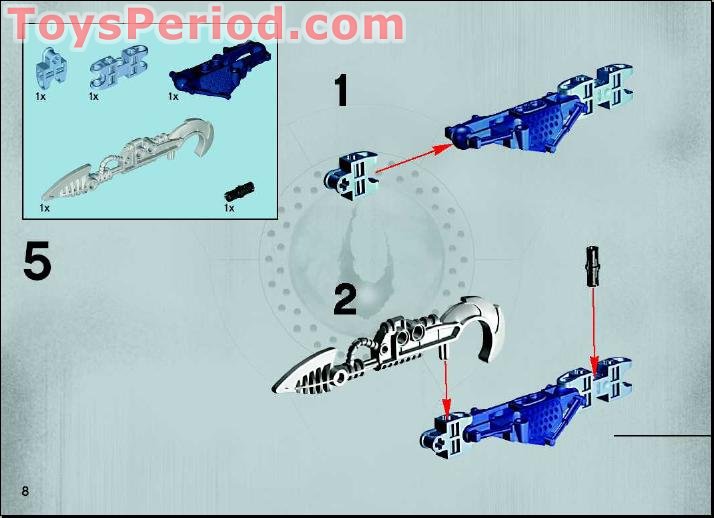 LEGO 8902 Vezok Instructions and Parts List