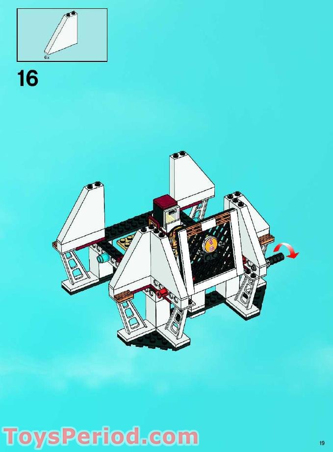 LEGO 8107 Fight for the Golden Tower Instructions and Parts List