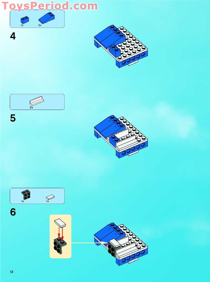 LEGO 8118 Hybrid Rescue Tank Instructions and Parts List