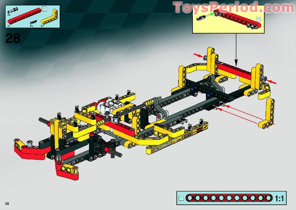 LEGO 8146 Nitro Muscle Instructions and Parts List