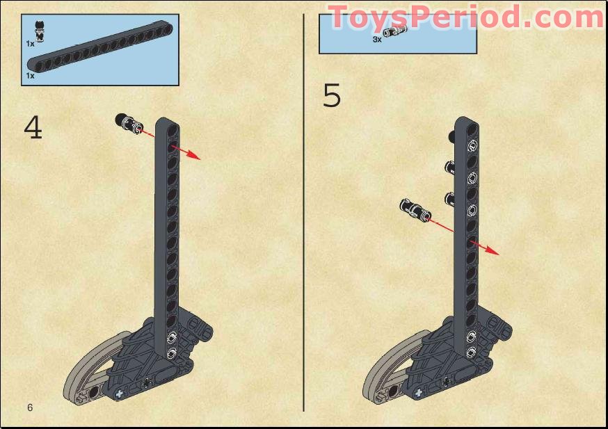 LEGO 8556 Boxor Instructions and Parts List