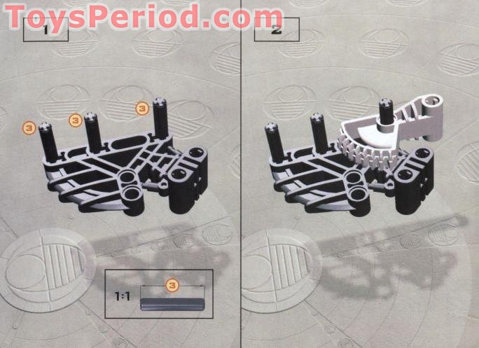 LEGO 8561 Nuhvok Instructions and Parts List