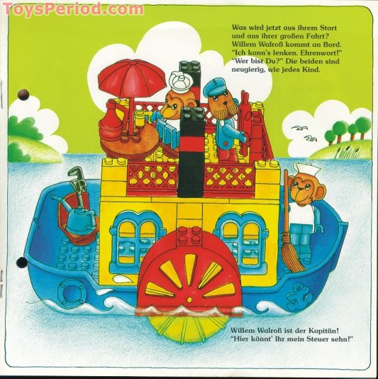 LEGO 3673 Steamboat Instructions and Parts List