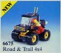 LEGO 6675 Road and Trail 4x4 Instructions and Parts List
