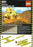 LEGO 951-1 Bulldozer Instructions and Parts List