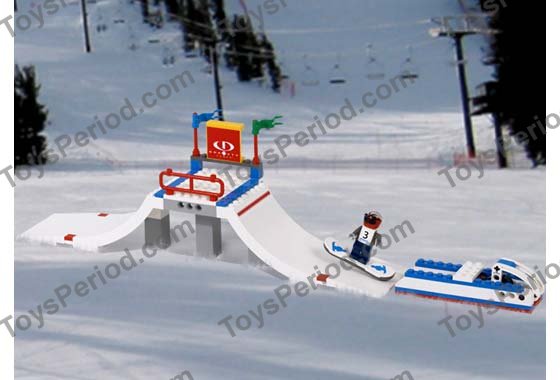 LEGO 3536 Snowboard Big Air Comp Instructions and Parts List