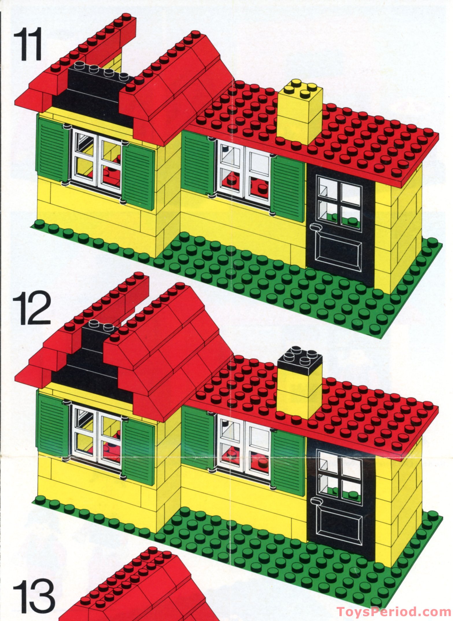 LEGO 6365 Summer Cottage Instructions and Parts List