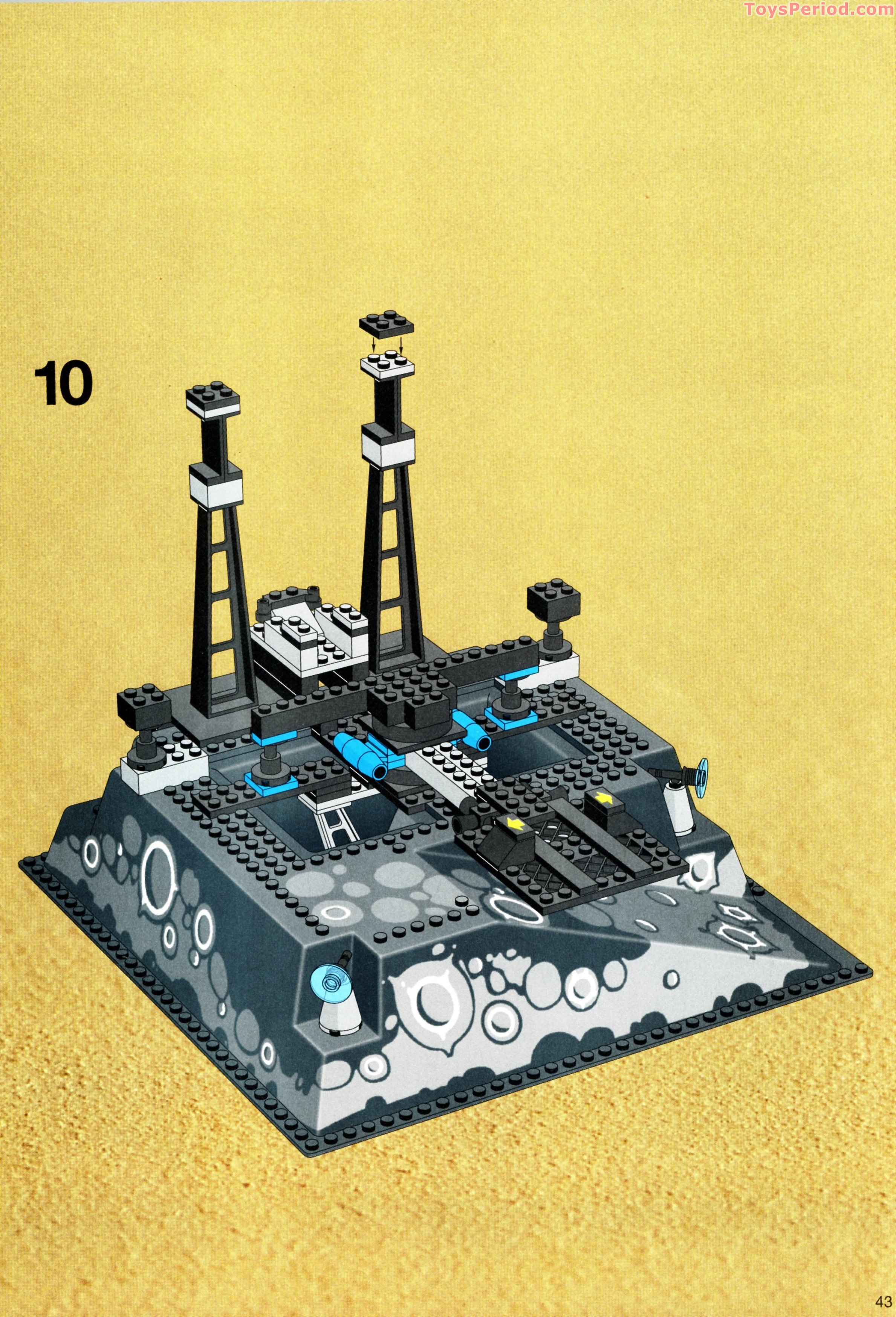 LEGO 6991 Monorail Transport Base Instructions and Parts List