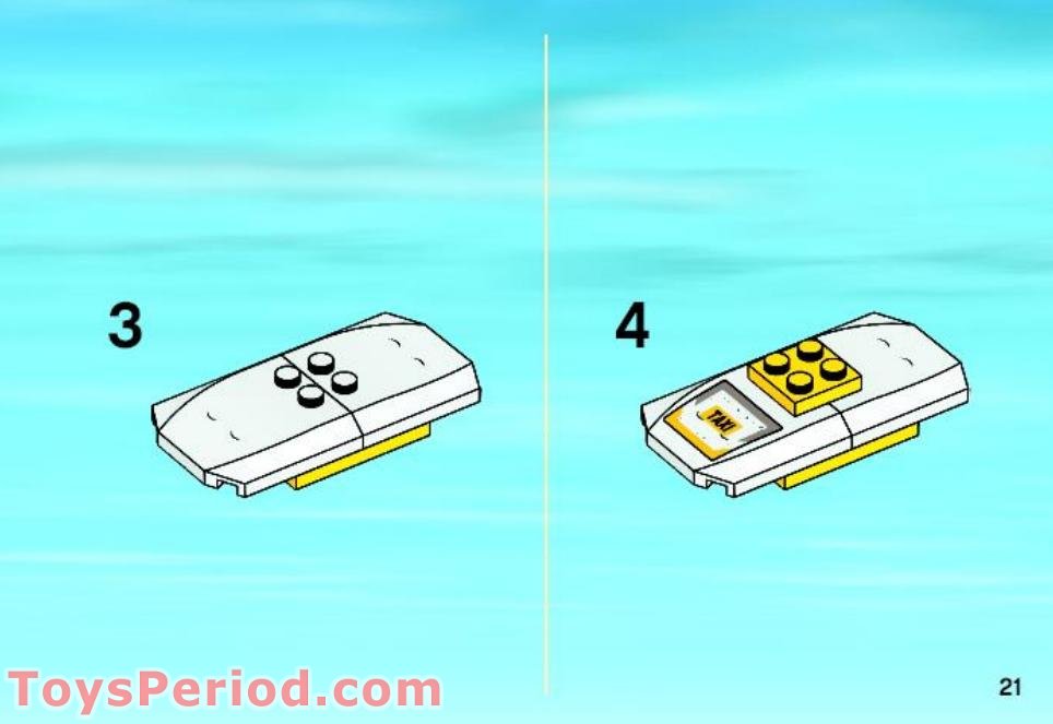 LEGO 7937 Train Station Instructions and Parts List
