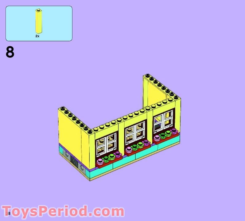 LEGO 41005 Heartlake High Instructions and Parts List