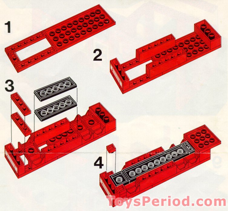 LEGO 590 Engine Co Number 9 Instructions and Parts List