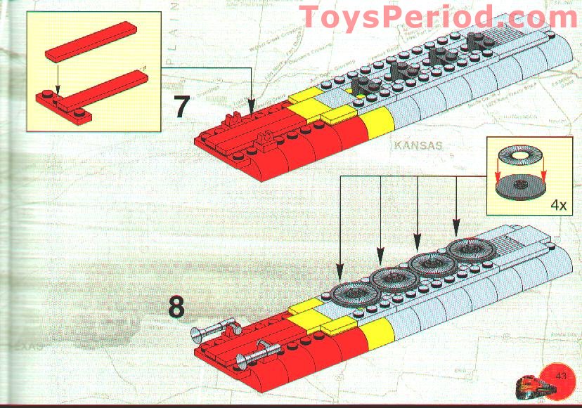 LEGO 10020-1 Santa Fe Super Chief, Standard Edition Instructions and ...