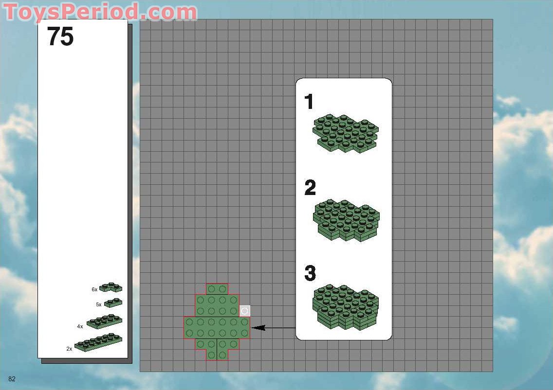 LEGO 3450 Statue of Liberty Sculpture Instructions and Parts List