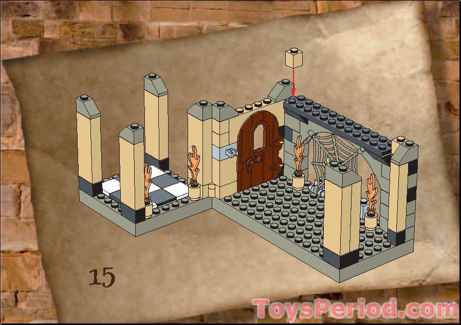 LEGO 4704 The Chamber of the Winged Keys Instructions and Parts List