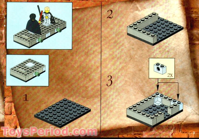 LEGO 4733 The Dueling Club Instructions and Parts List