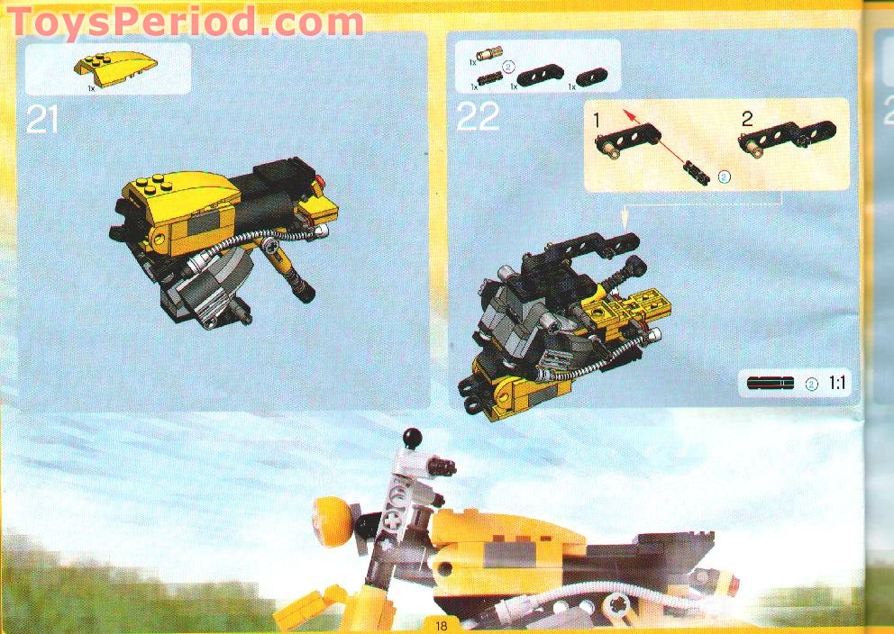 LEGO 4404 Land Busters Instructions and Parts List