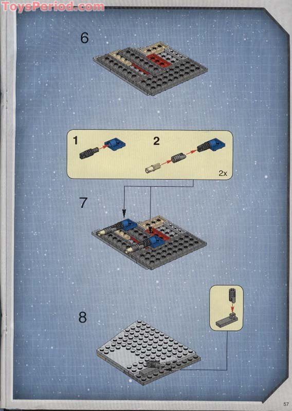 LEGO 4483-2 AT-AT, Blue Box Instructions and Parts List