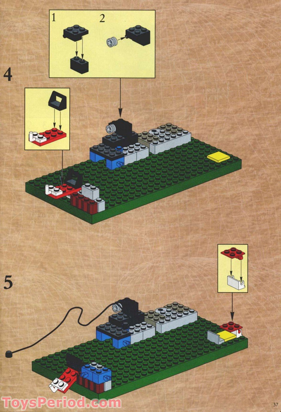 LEGO 5987 Dino Research Compound Instructions and Parts List