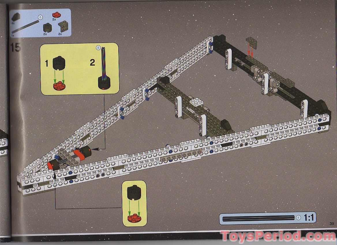 LEGO 6211 Imperial Star Destroyer Instructions and Parts List