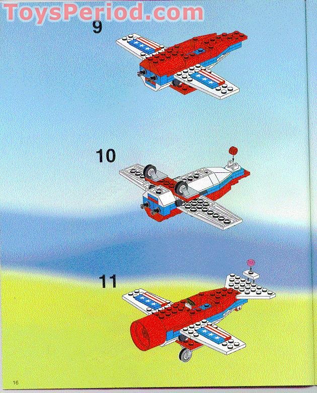 LEGO 6345 Aerial Acrobats Instructions and Parts List