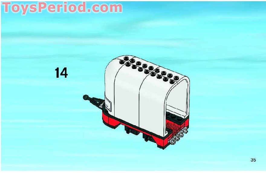 LEGO 7635 4wd with Horse Trailer Instructions and Parts List