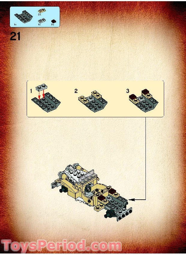 LEGO 7682 Shanghai Chase Instructions and Parts List