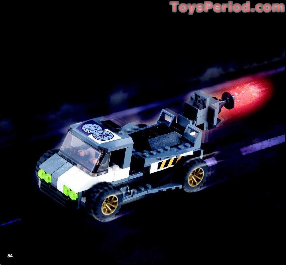 LEGO 7781 The Batmobile: Two-Face's Escape Instructions and Parts List