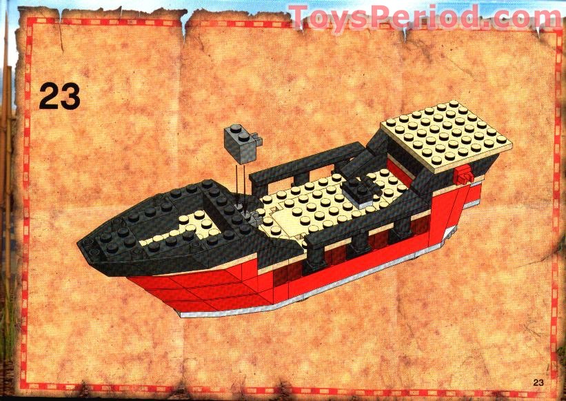 LEGO 7416 Emperor's Ship Instructions and Parts List