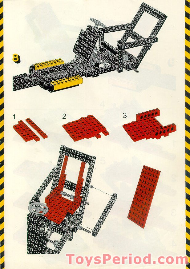 LEGO 8860 Auto Chassis Instructions and Parts List