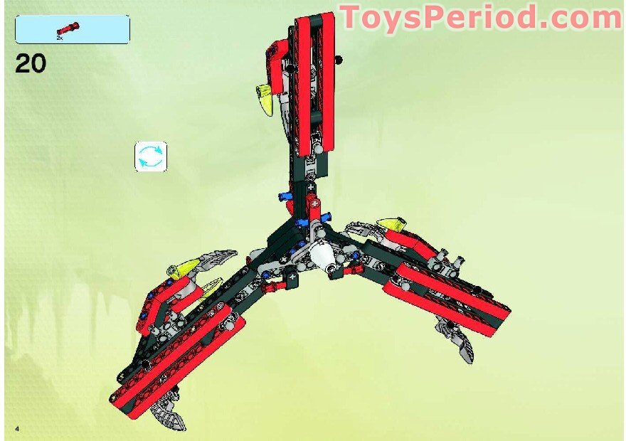 LEGO 8943 Axalara T9 Instructions and Parts List