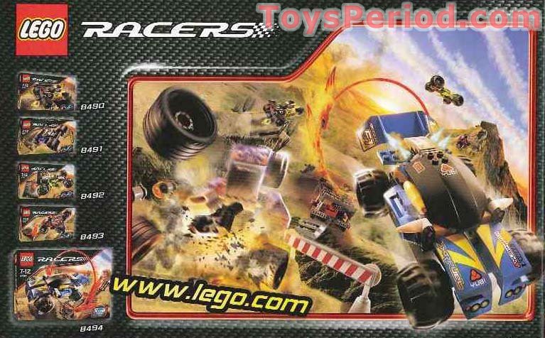LEGO 8490 Desert Hopper Instructions and Parts List